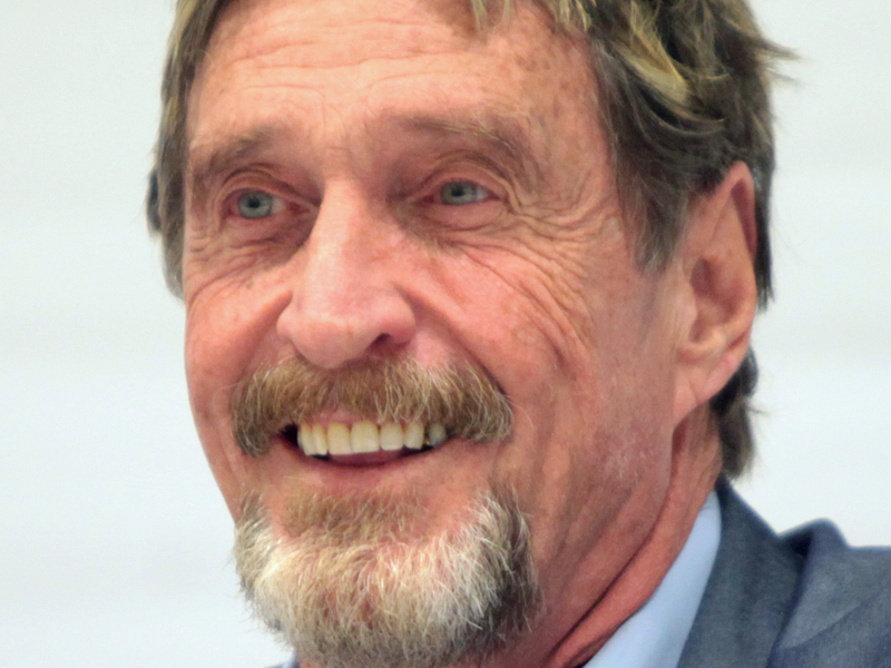 John Mcafee Wikipedia I Am A Phantom Parasite': John McAfee's Alleged